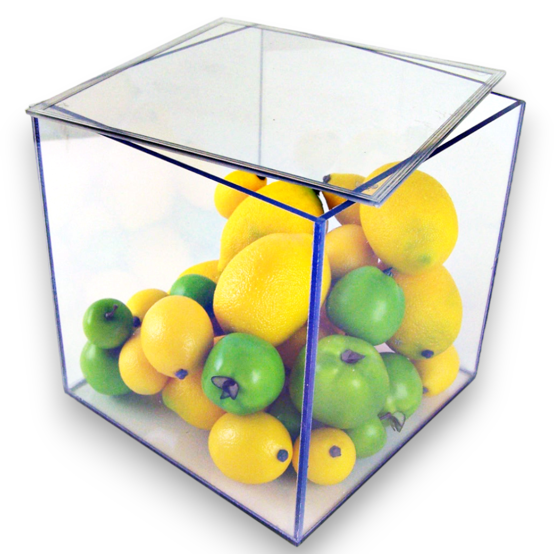 Acrylic 5 Sided Box w/ Removable Top Lid – Pleximart