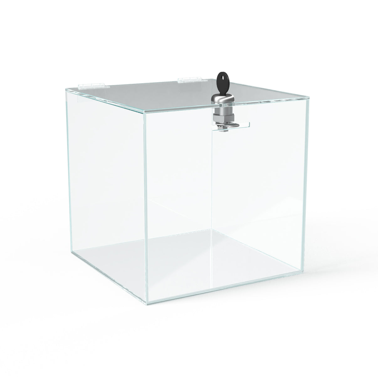 (6) Clear Acrylic Boxes With Camlock – Pleximart