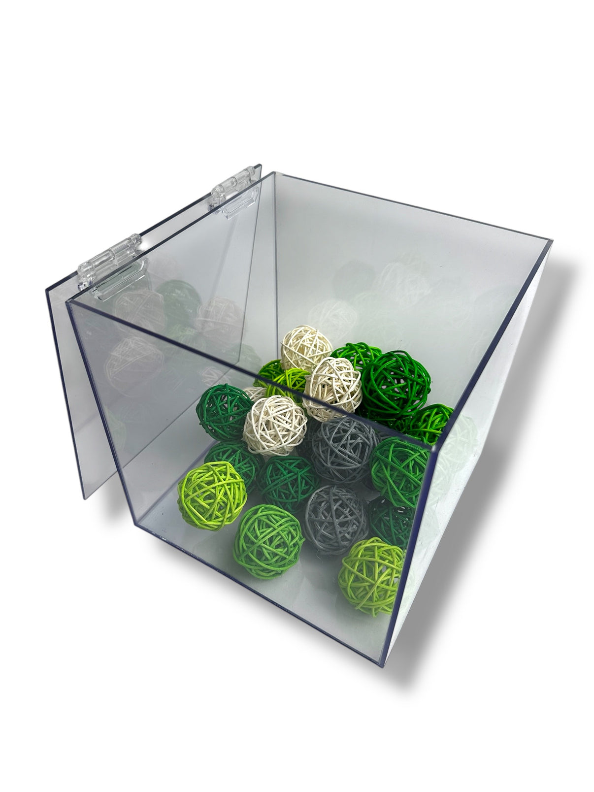 Custom Made Clear Acrylic Display Case With Hinged Top Lid – Pleximart