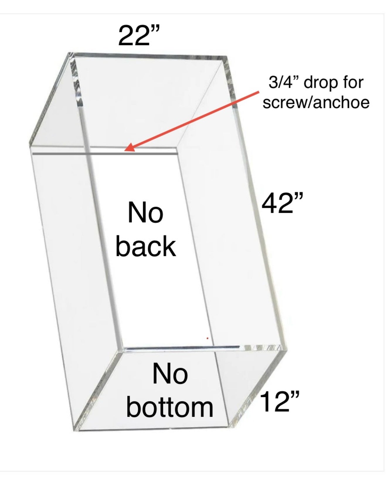 Custom Made Wall Mounted Acrylic Display - Angel Display – Pleximart