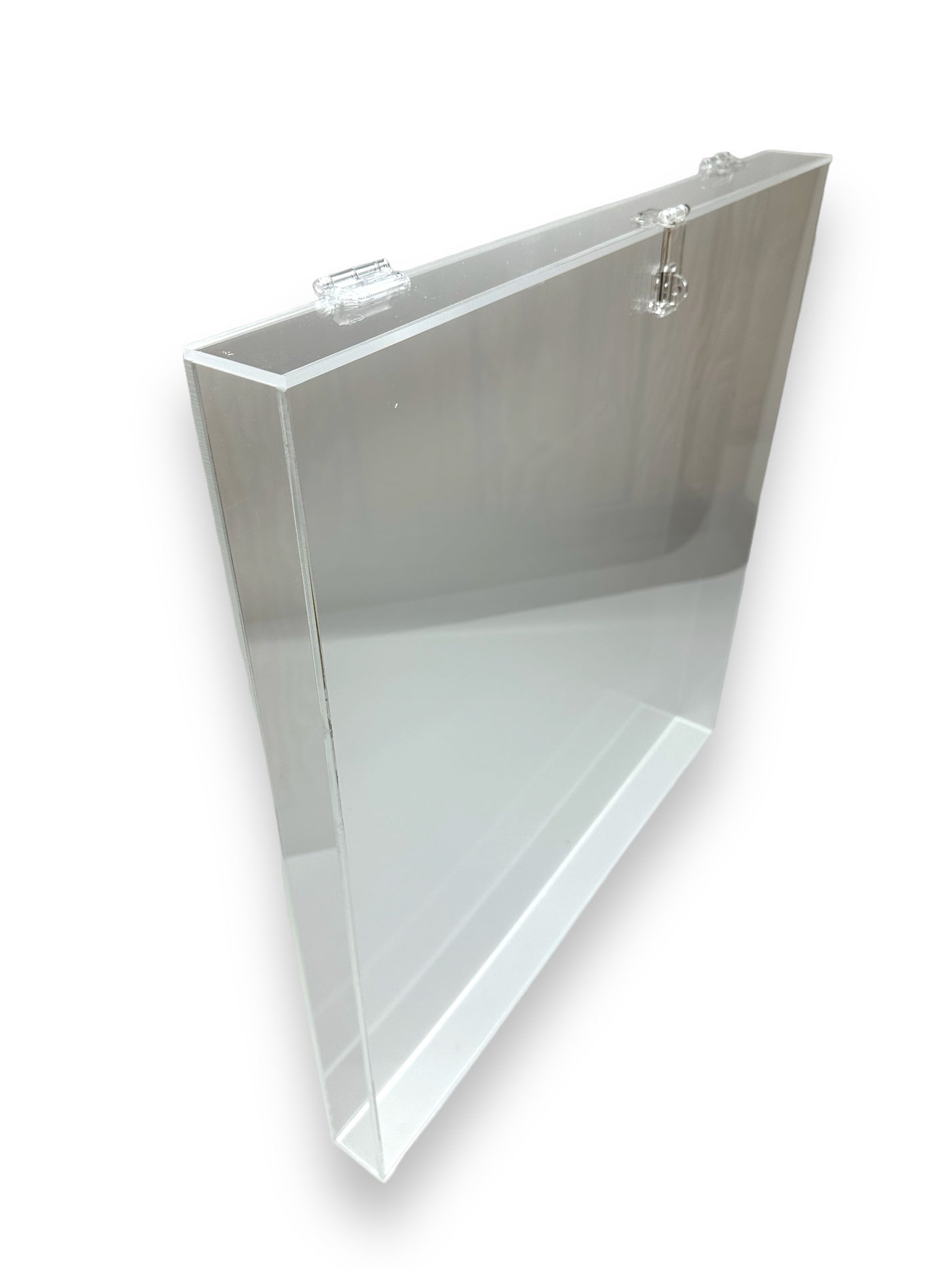 Clear Acrylic Box with Hasp Lock Hinged Lid - Custom Size – Pleximart