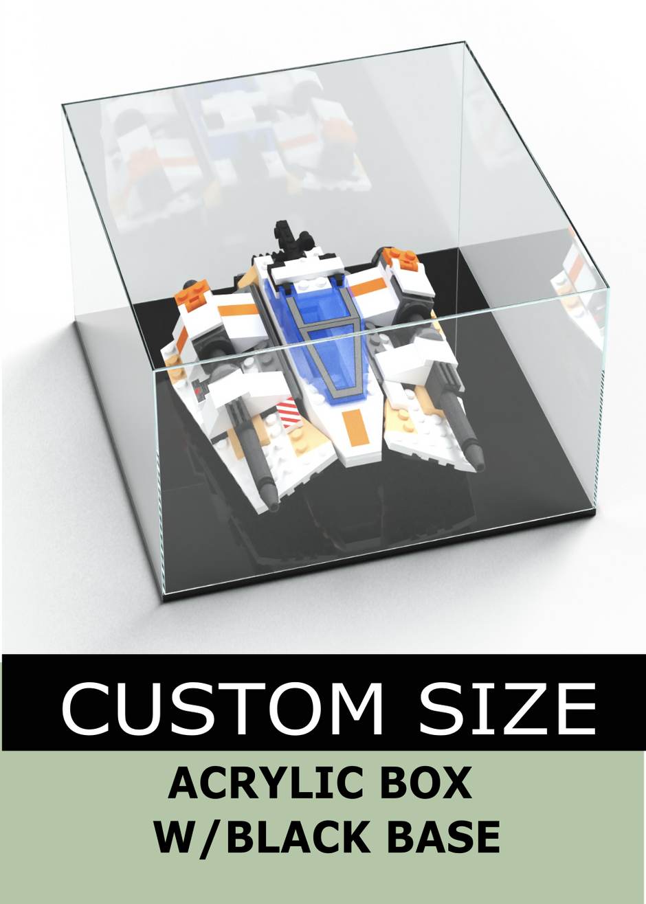 Acrylic Boxes w/ Bases - Custom Size – Pleximart