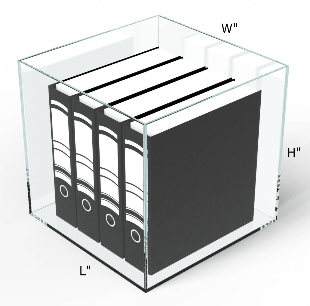 5 Sided Clear Acrylic Box - Custom Size – Pleximart