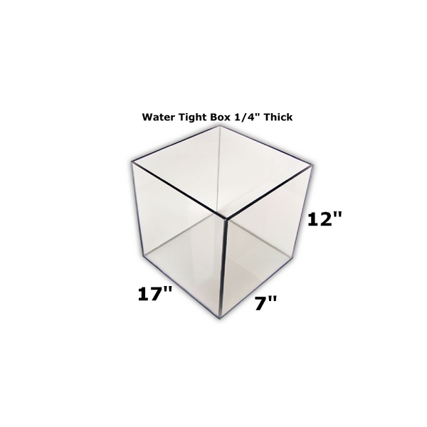 Custom Made Clear Water Tight Acrylic Box – Pleximart